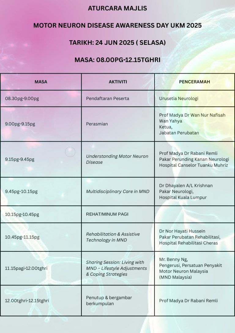 HUKM MND Awareness Day 2025 - MND Malaysia